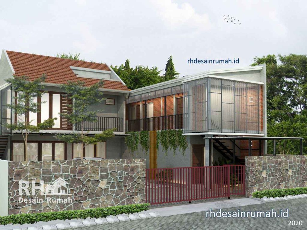 Desain Rumah Leter L