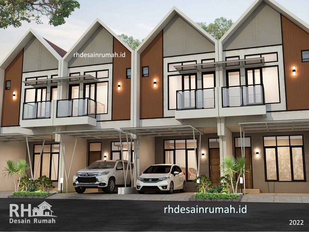 Model Rumah Atap Segitiga