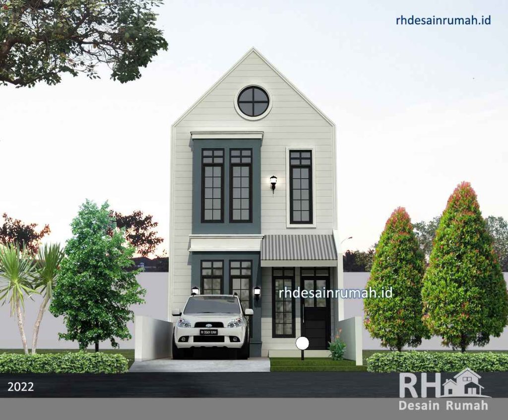 Model Rumah Atap Segitiga