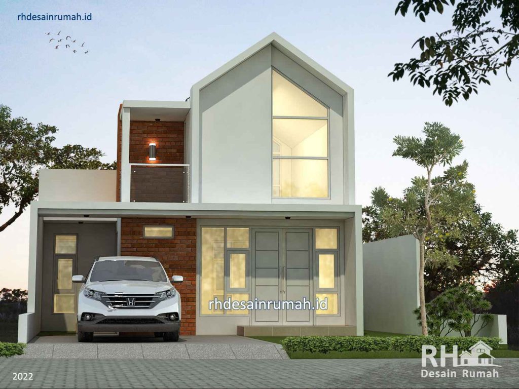Model Rumah Atap Segitiga