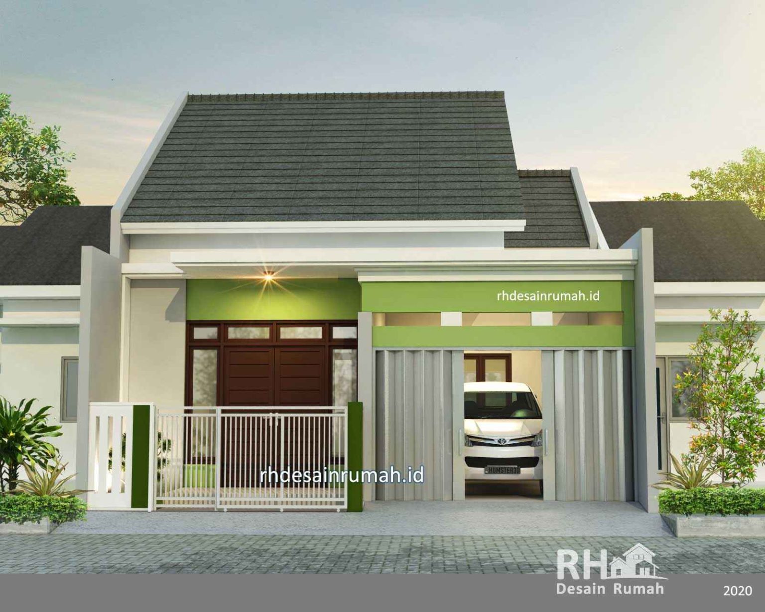 Desain Rumah Leter L