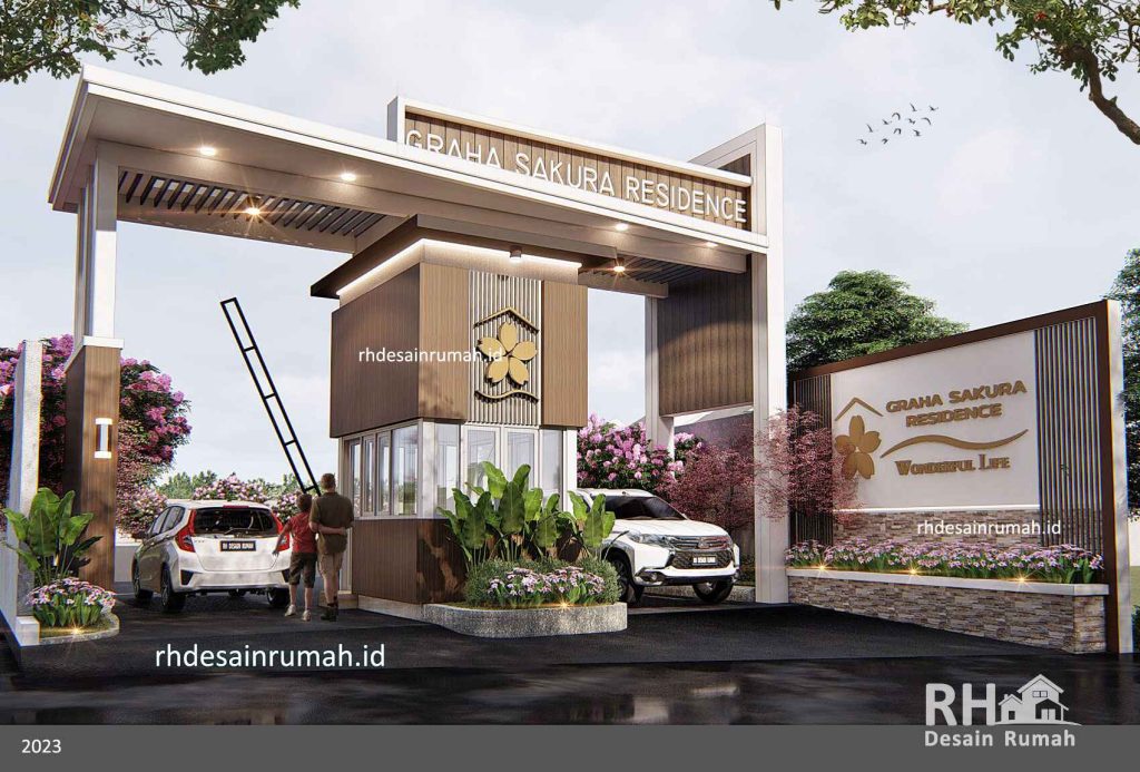 Desain Gate Perumahan