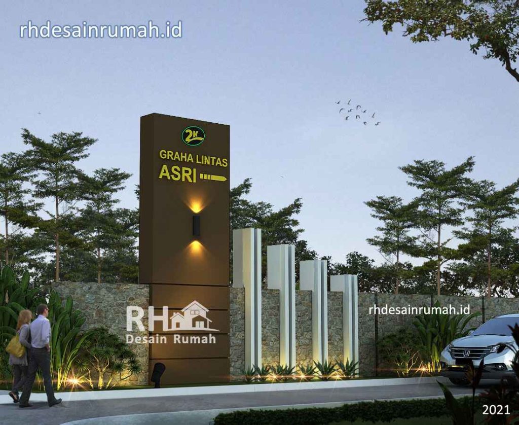 Desain Gate Perumahan
