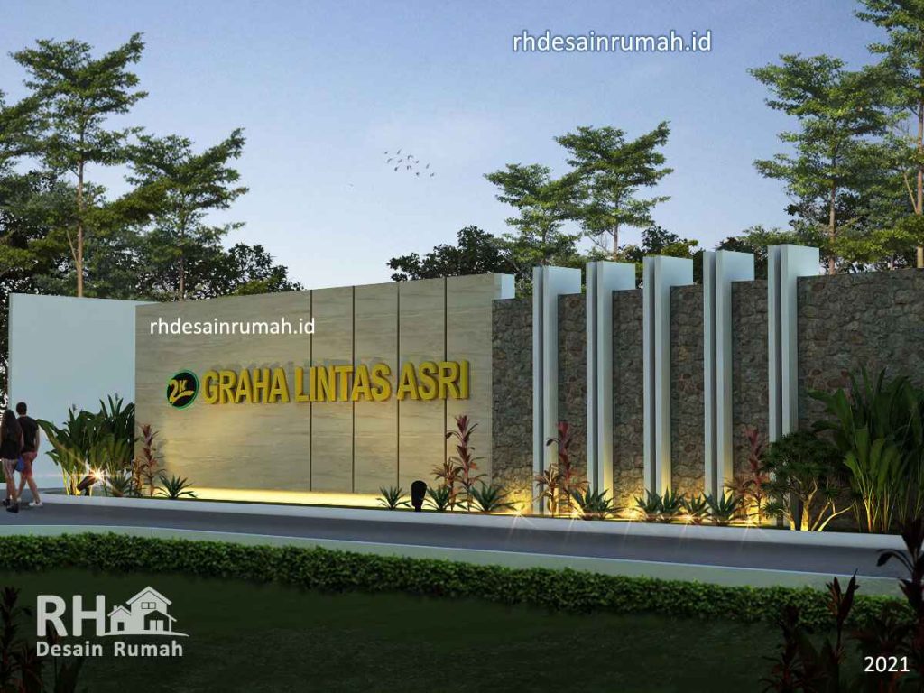 Desain Gate Perumahan