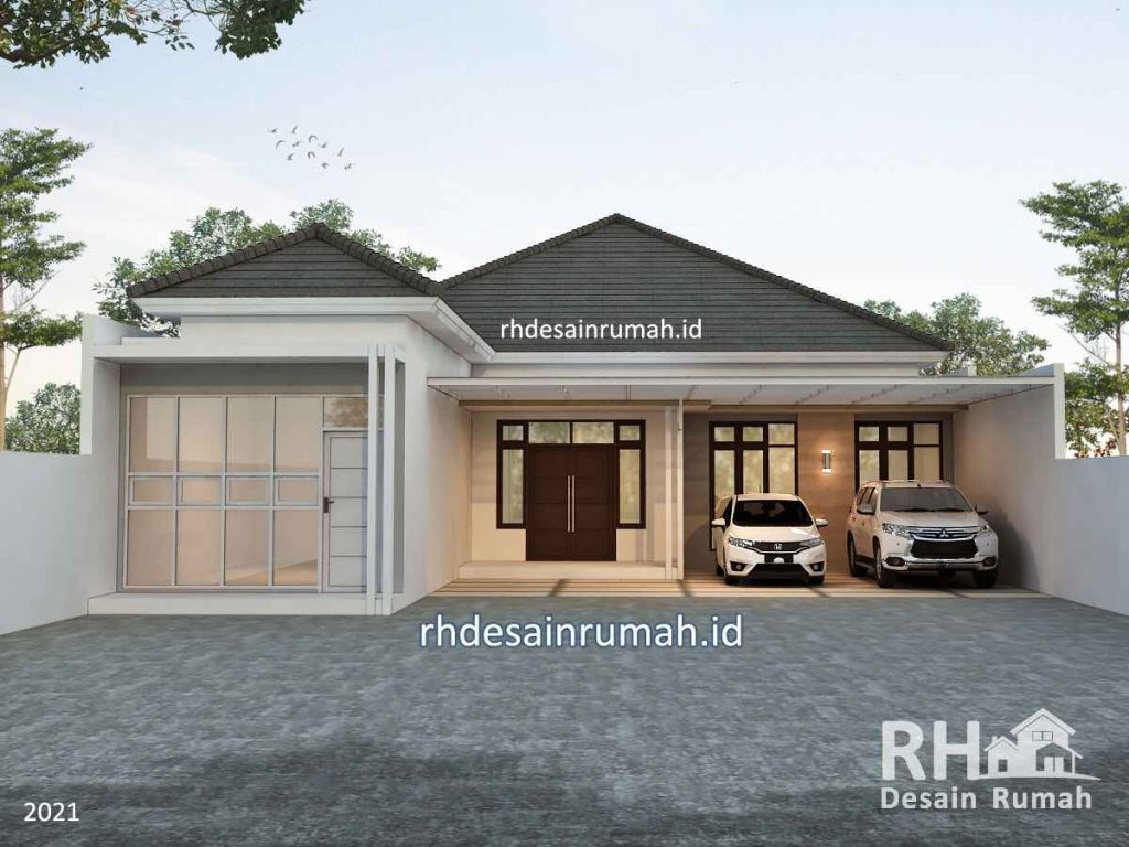 Desain Rumah Leter L