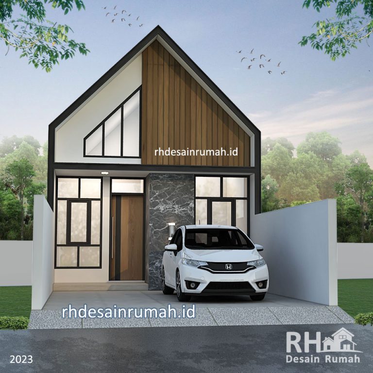 Model Rumah Atap Segitiga