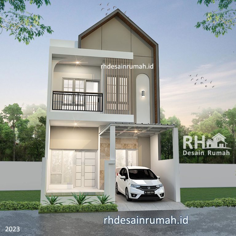 Model Rumah Atap Segitiga