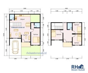Denah Rumah 9x12 Meter