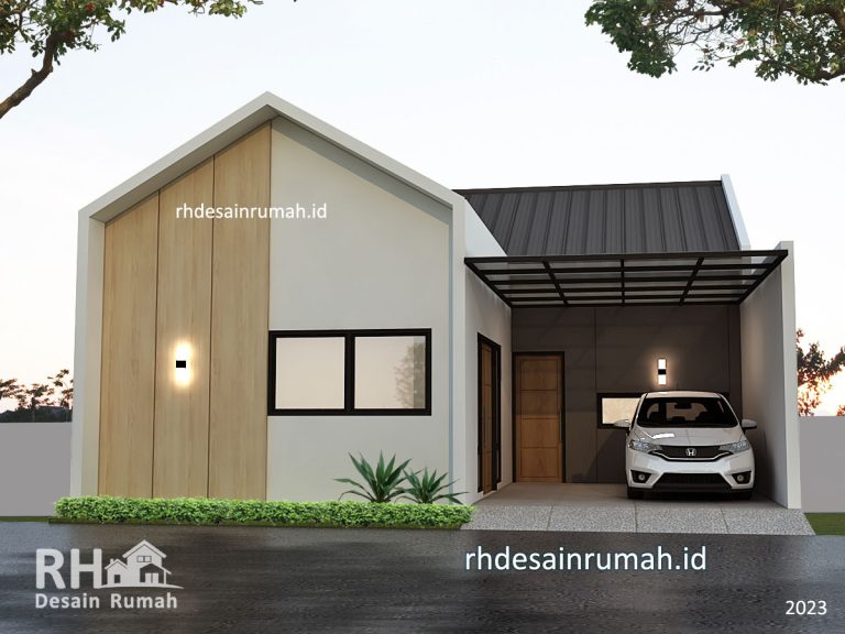 Model Rumah Atap Segitiga