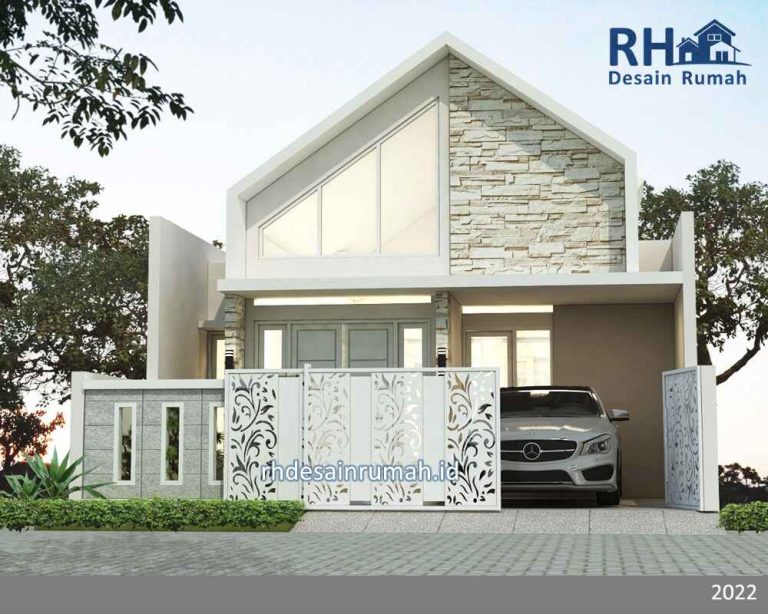 Model Rumah Atap Segitiga